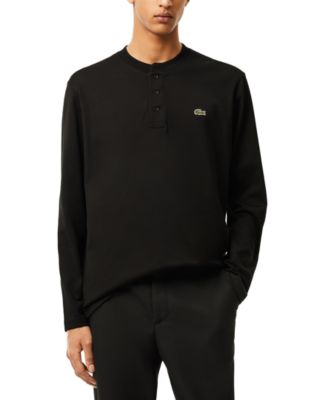 Lacoste henley long sleeve store