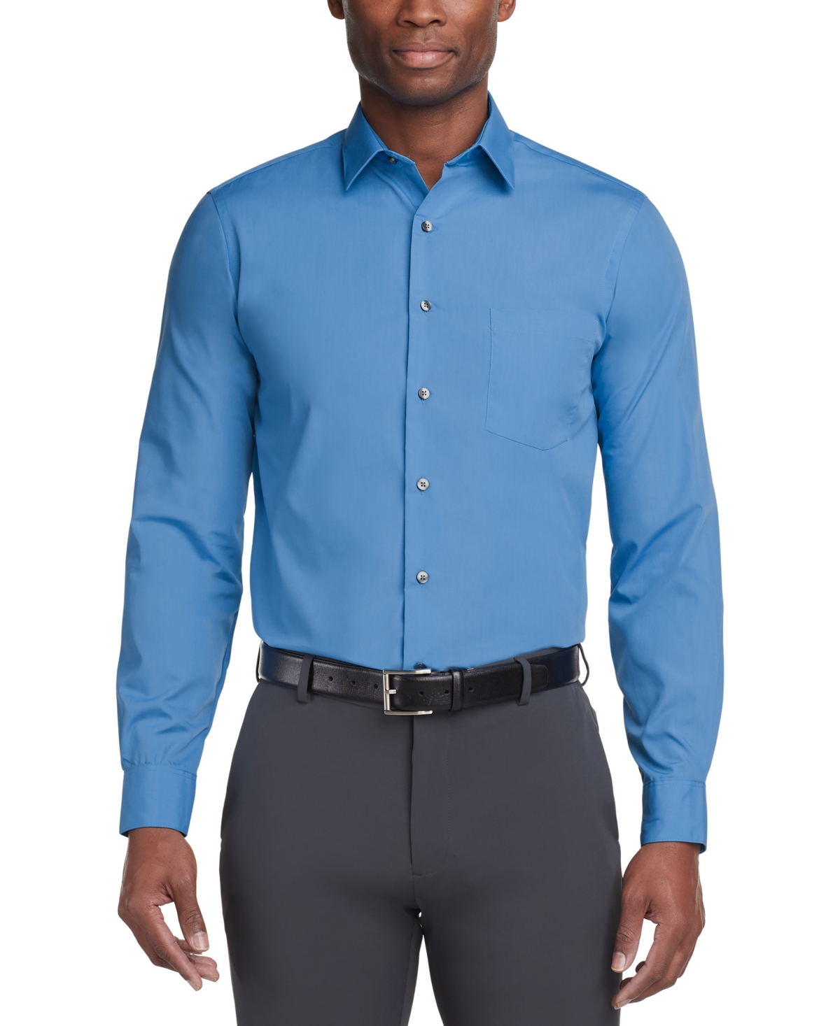 Click here for Van Heusen Mens Regular Fit Point Collar Poplin Dr... prices