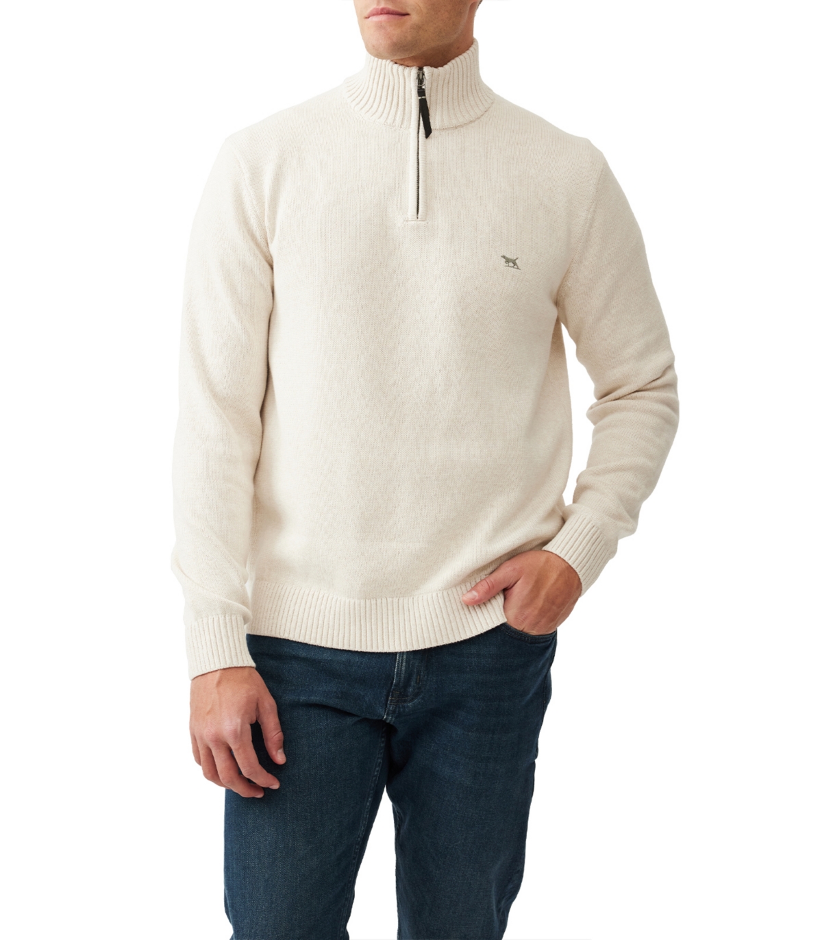 Click here for Rodd & Gunn Mens Merrick Bay Quarter-Zip Sweater -... prices