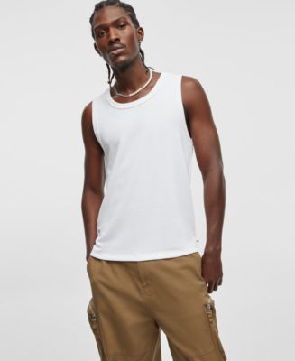 Mode of One Men's Textured-Knit Tank Top, Exclusively at Macy's - Macy's