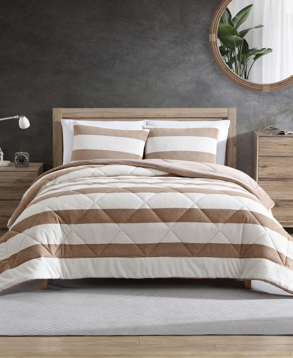 Click here for Closeout! Nautica Lawndale Twill Plush 3-Pc. Comfo... prices