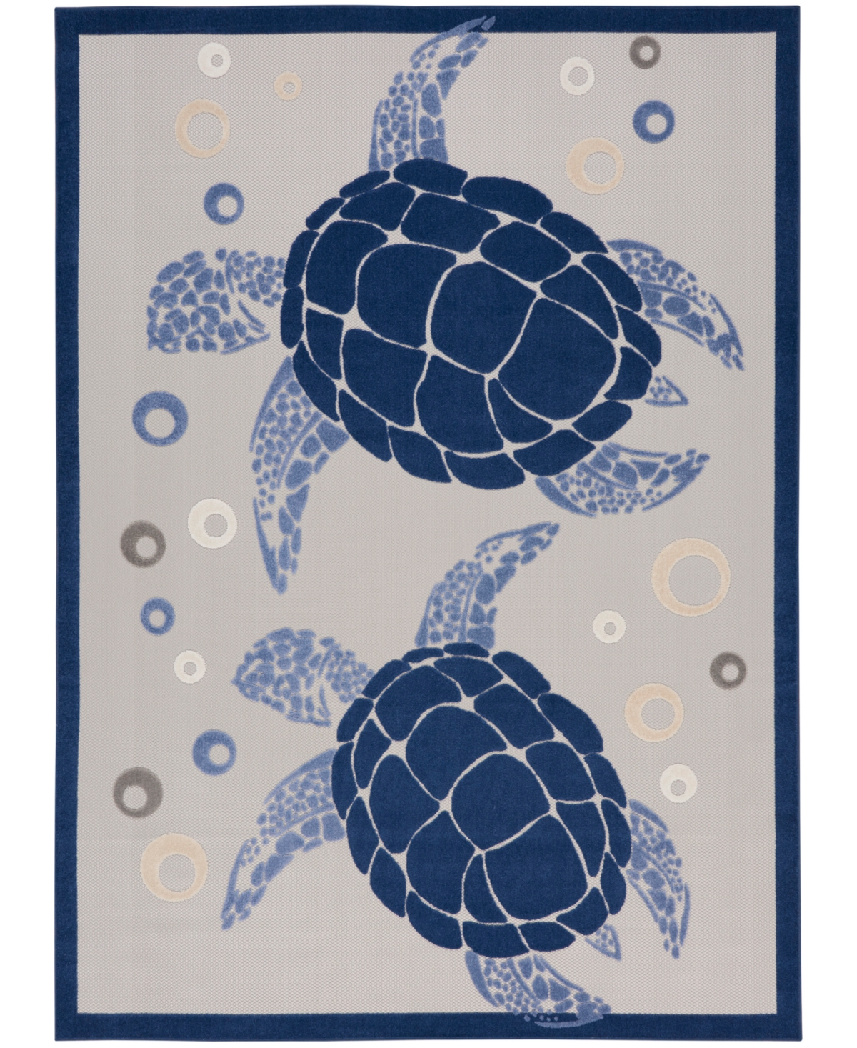 Click here for Nourison Home Aloha ALH27 710x106 Area Rug - Navy prices