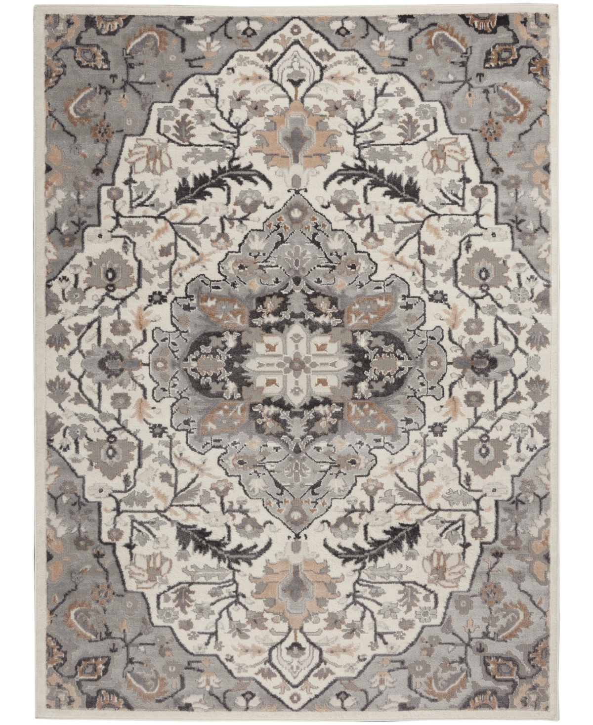 Click here for Nourison Home Elation ETN09 53x73 Area Rug - Ivory... prices