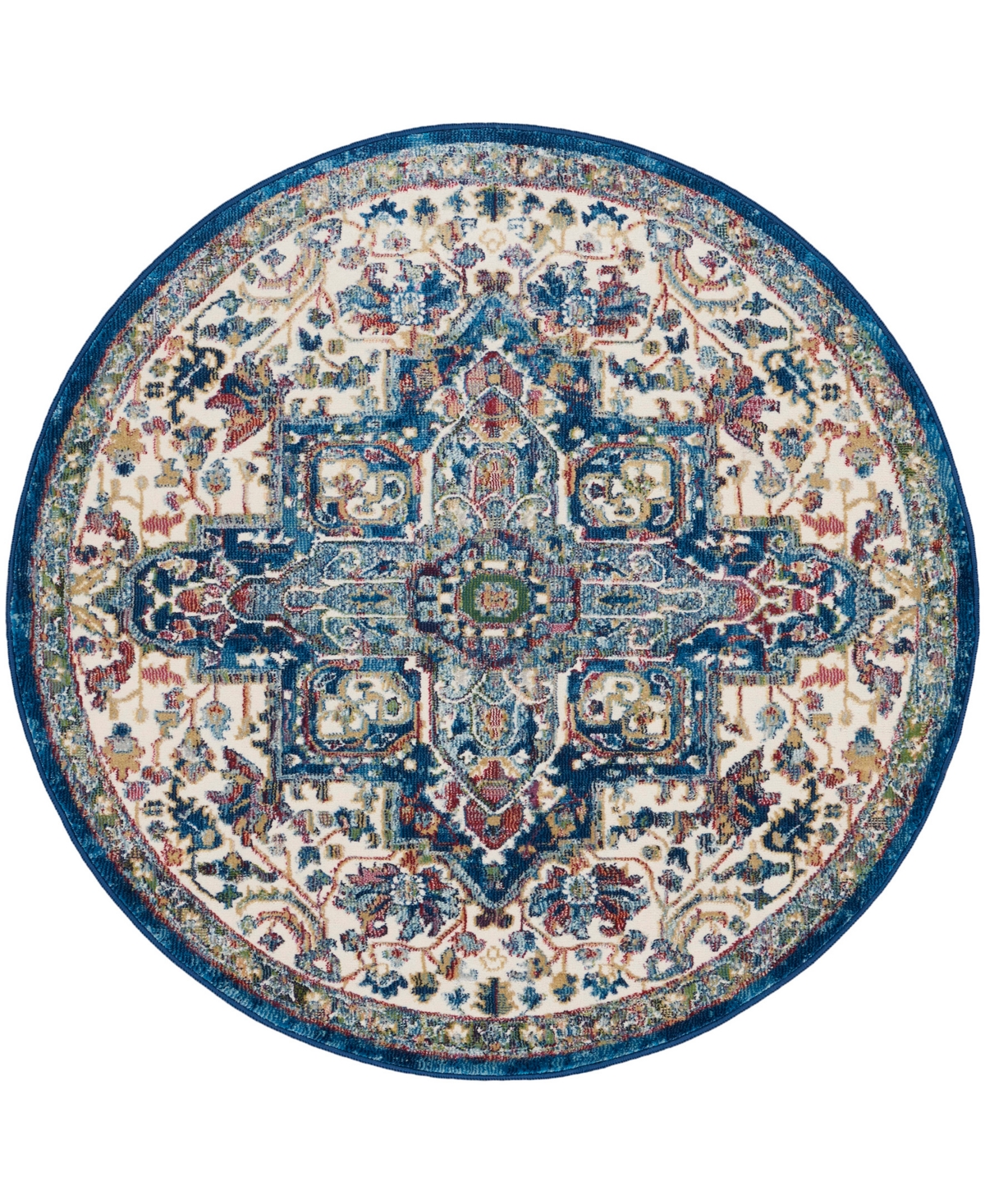 Click here for Nourison Home Ankara Global ANR15 4x4 Round Area R... prices