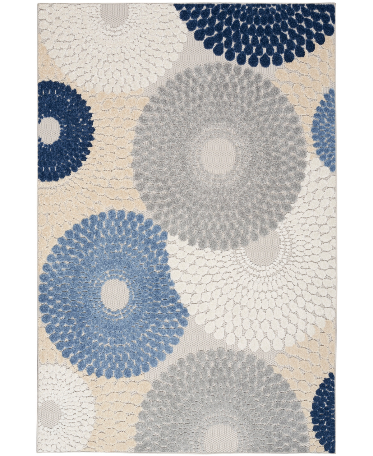 Click here for Nourison Home Aloha ALH29 36x56 Area Rug - Blue/Gr... prices