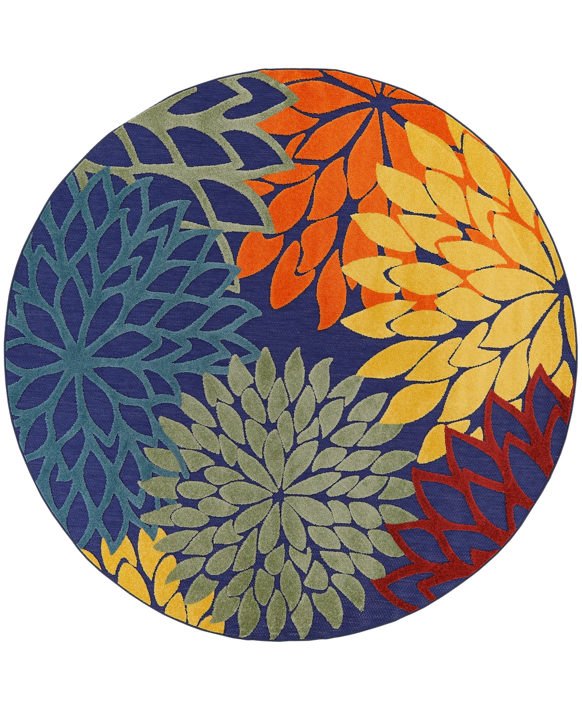 Click here for Nourison Home Aloha ALH05 53x53 Round Area Rug - N... prices