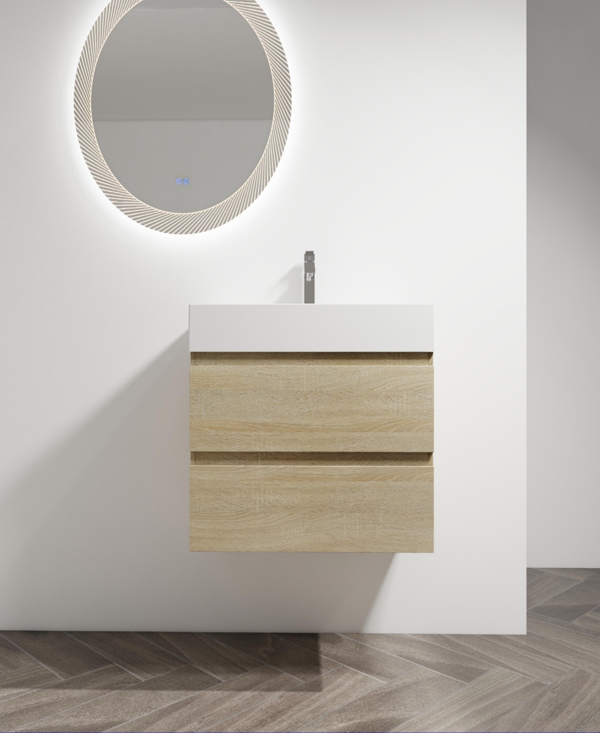Click here for Simplie Fun 30 Wall-Mounted Bathroom Vanity With R... prices