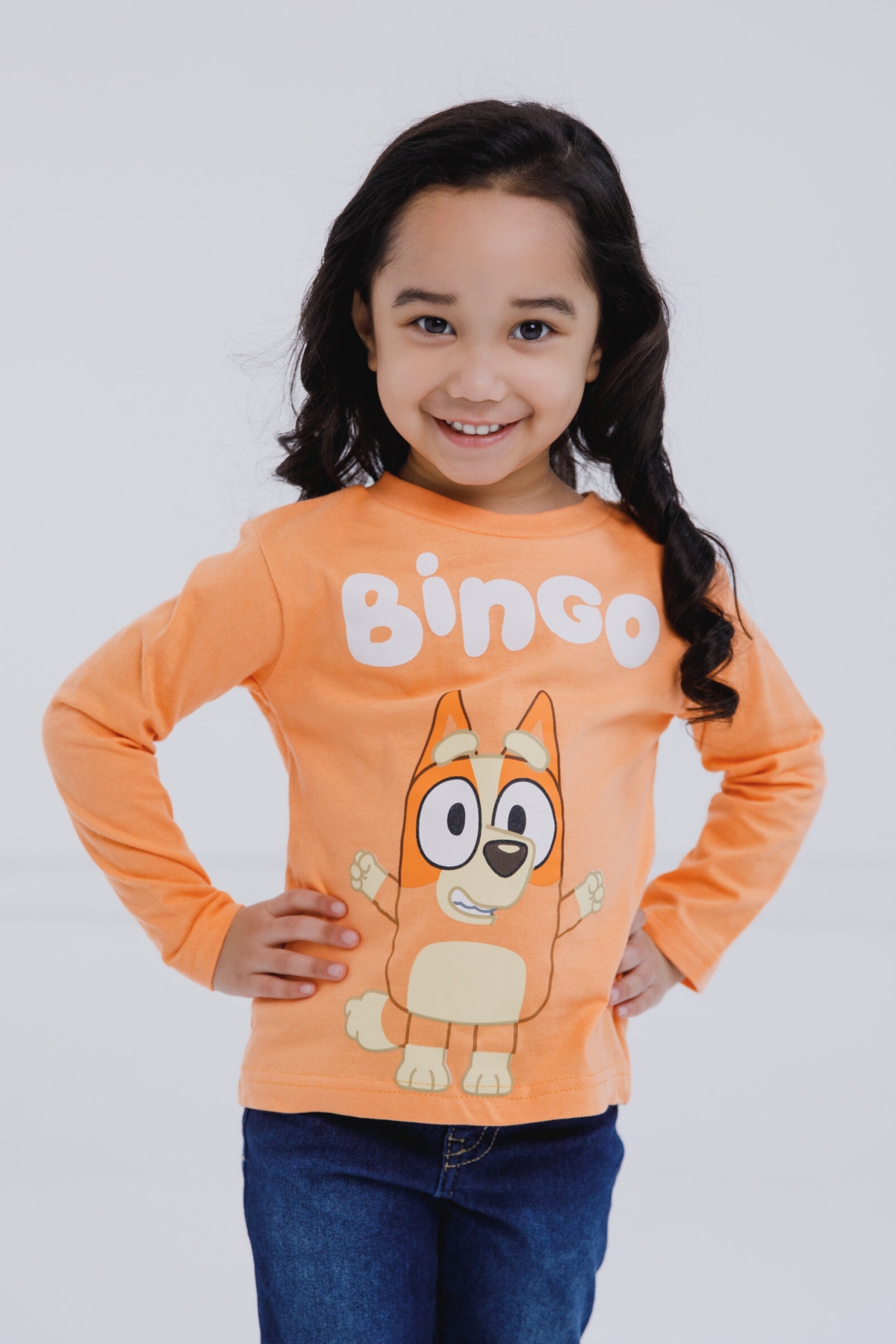 Click here for Bluey Boys Matching Family T-Shirt - Bingo  orange prices