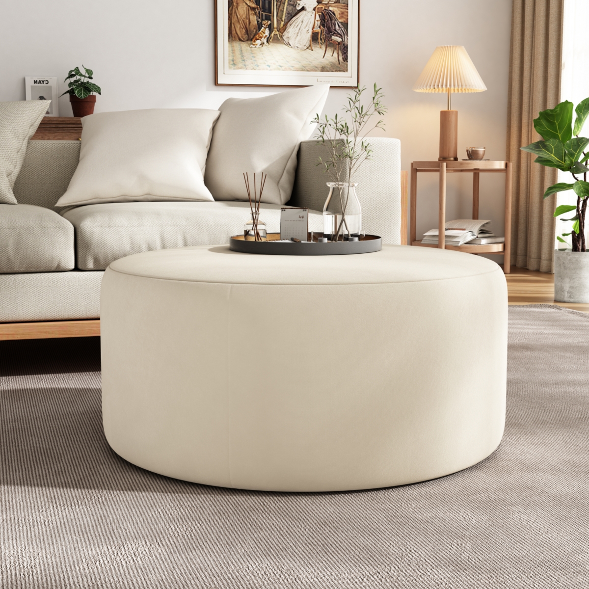 Click here for Streamdale Plush Velvet Ottoman Comfort & Elegance... prices