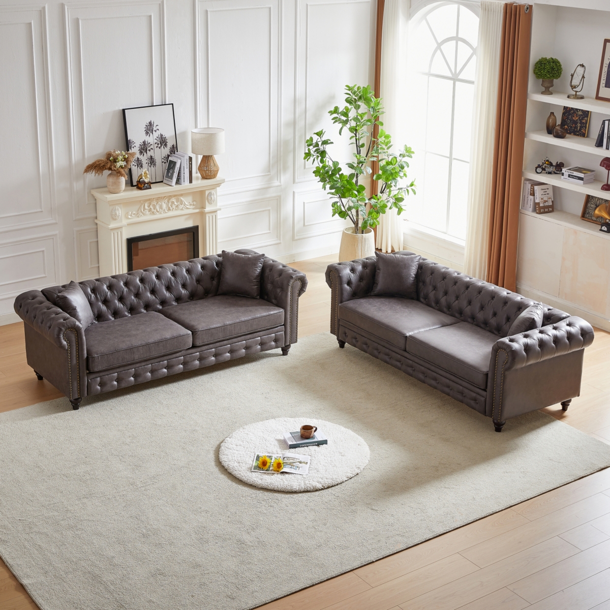Click here for Streamdale Furniture Modern 6-Seat Sofa with Woode... prices