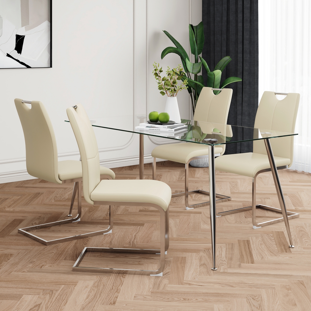 Click here for Streamdale Furniture Modern simple rectangular gla... prices