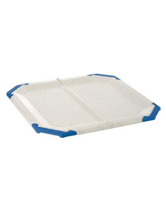 Richell PAW TRAX: Potty Pad Holder - Light Beige & Blue - Macy's