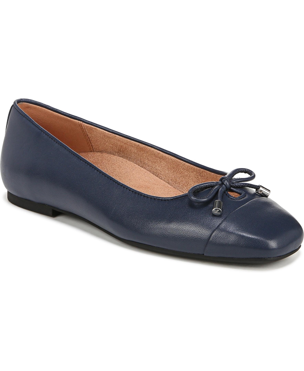 Click here for Vionic Womens Klara Ballet Flats - Navy nappa leat... prices