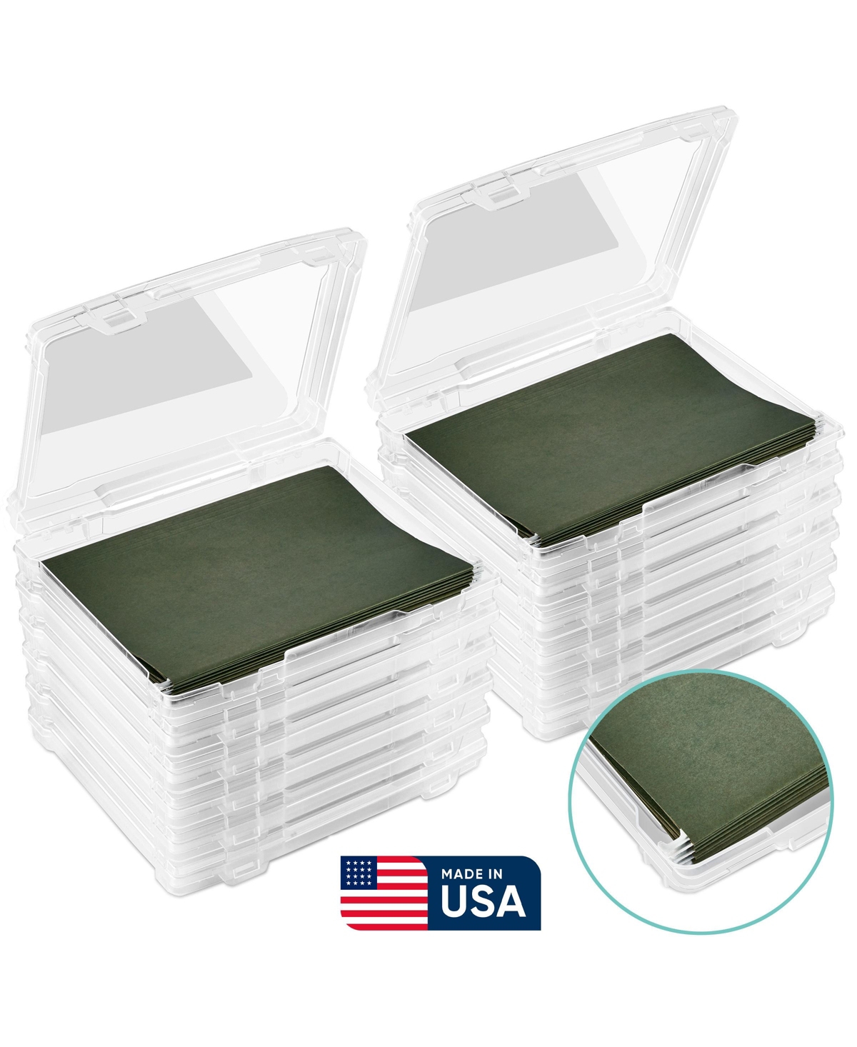 Click here for Sorbus Set of 12 Thin Hanging File Organizer Bin C... prices