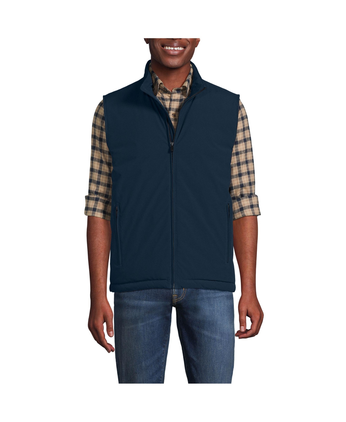 Click here for Lands End Mens Non-Quilted Insulated Commuter Vest... prices