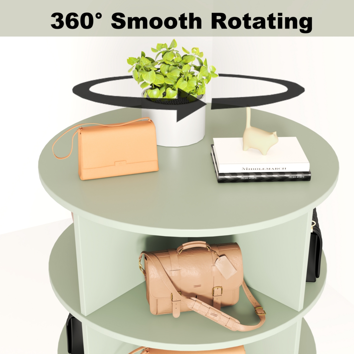 Click here for Streamdale Furniture Green 360 Rotating shoe cabin... prices