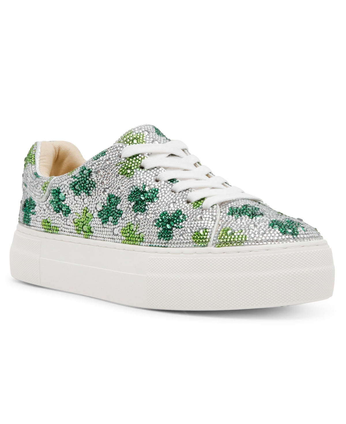 Click here for Betsey Johnson Womens Sidny Platform Sneakers - Cl... prices