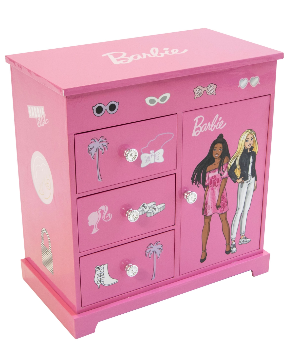 Click here for Mele & Co Barbie Britney Jewelry Box - Pink prices