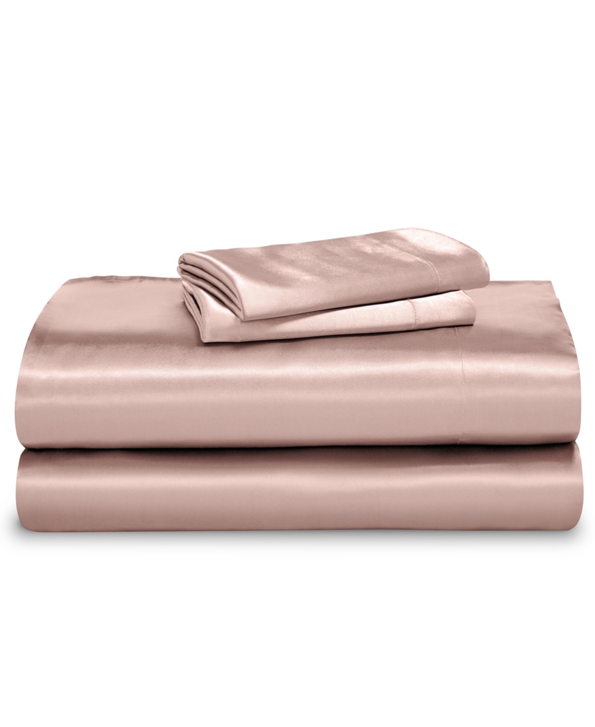 Click here for Bare Home Satin Sheet Set - Blush prices