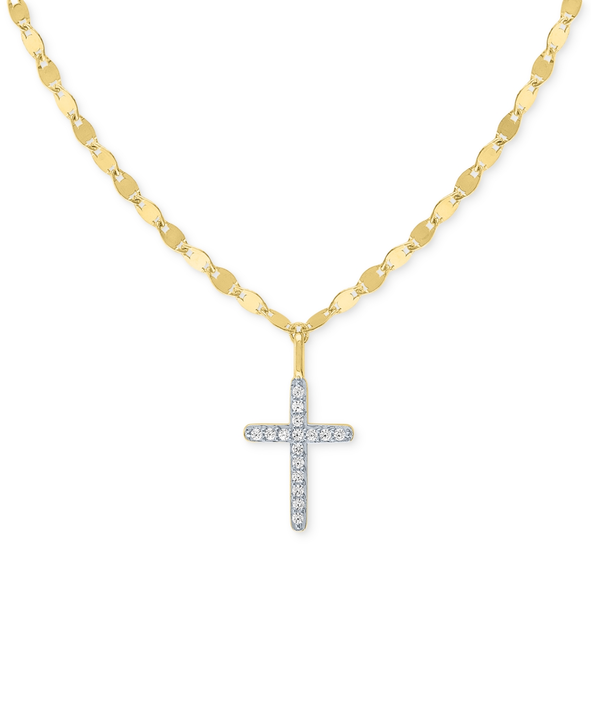 Click here for Macys Diamond Pendant Necklace (1/10 ct. t.w.) in... prices