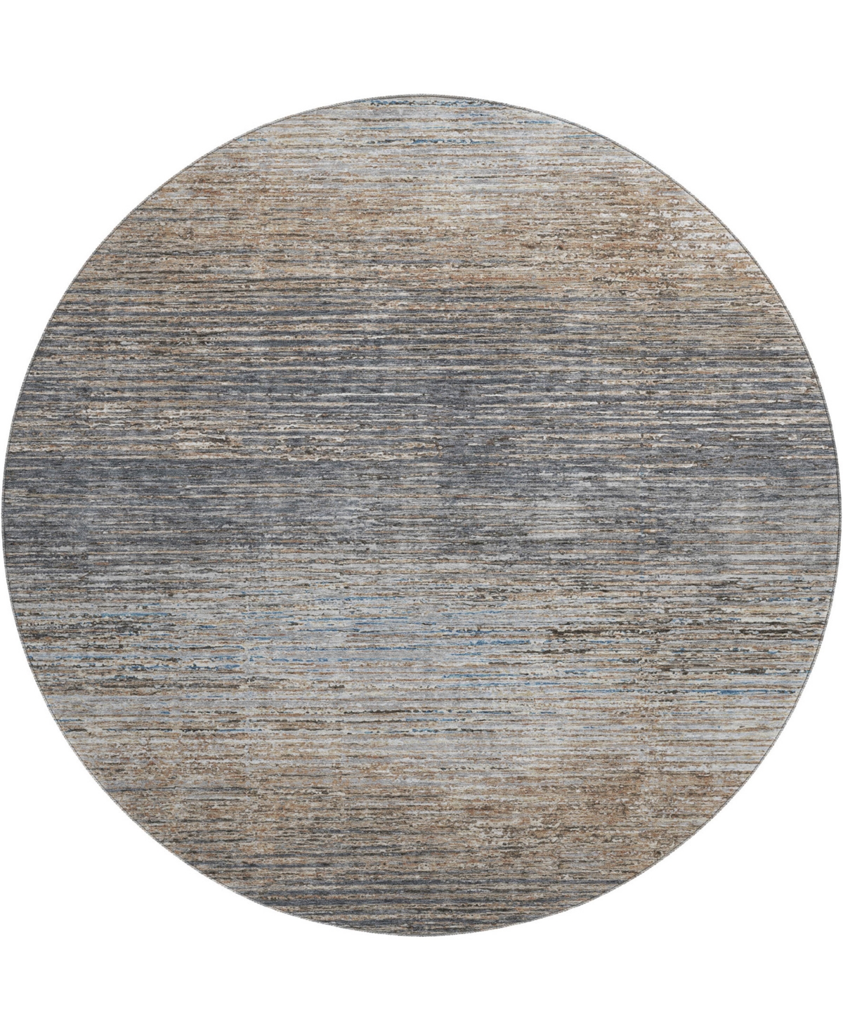 Click here for Dalyn Trevi Washable TV1 8x8 Round Area Rug - Gray prices