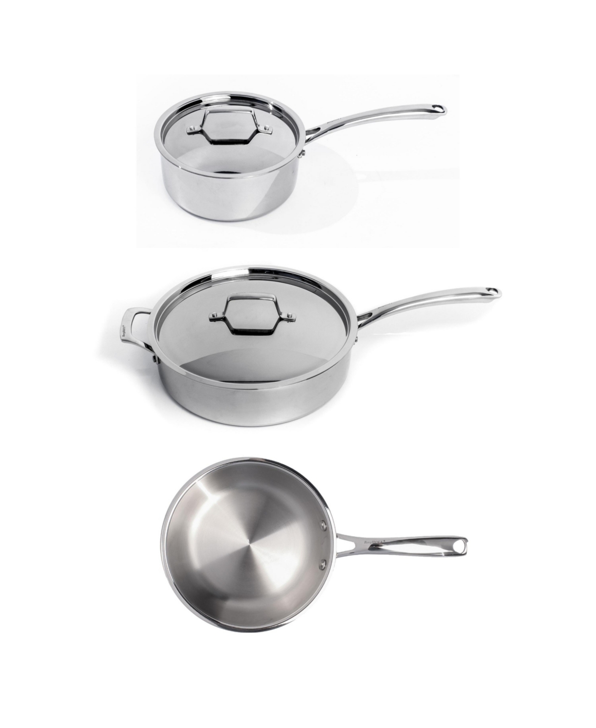 Click here for BergHOFF Professional 5pc Tri-Ply 18/10 Stainless... prices