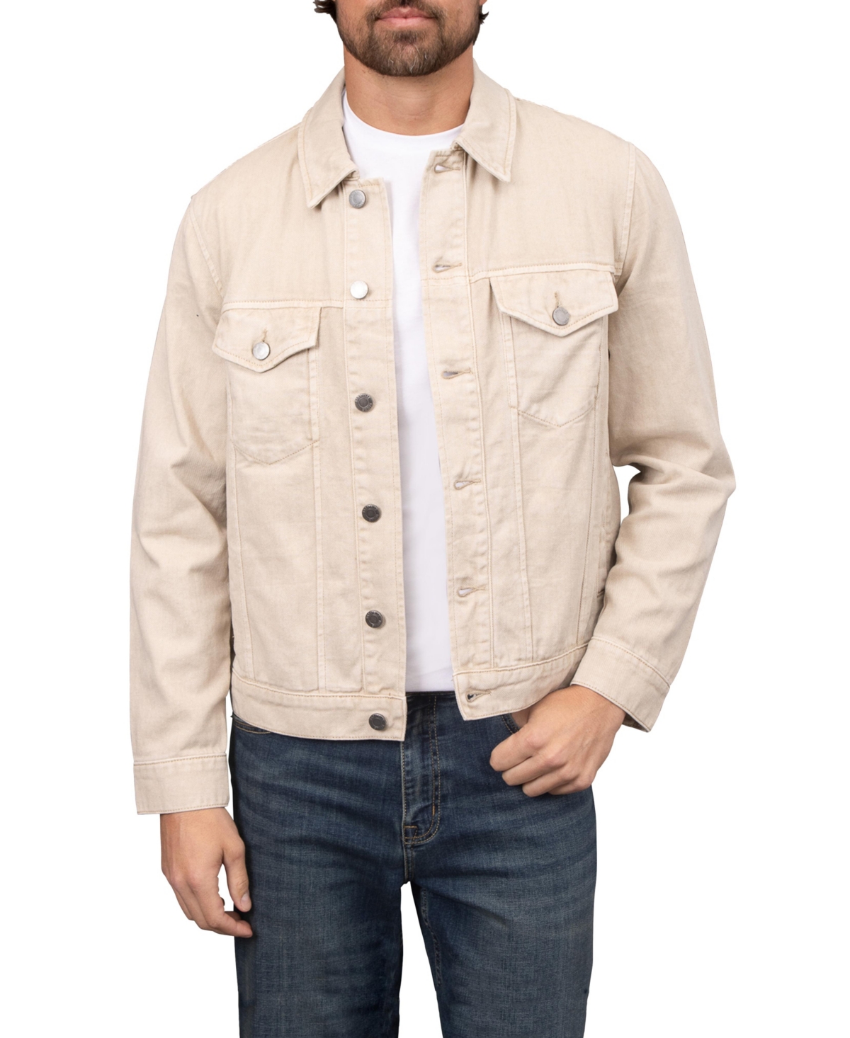 Click here for Bagatelle Homme Mens Garment Washed Cotton Trucker... prices