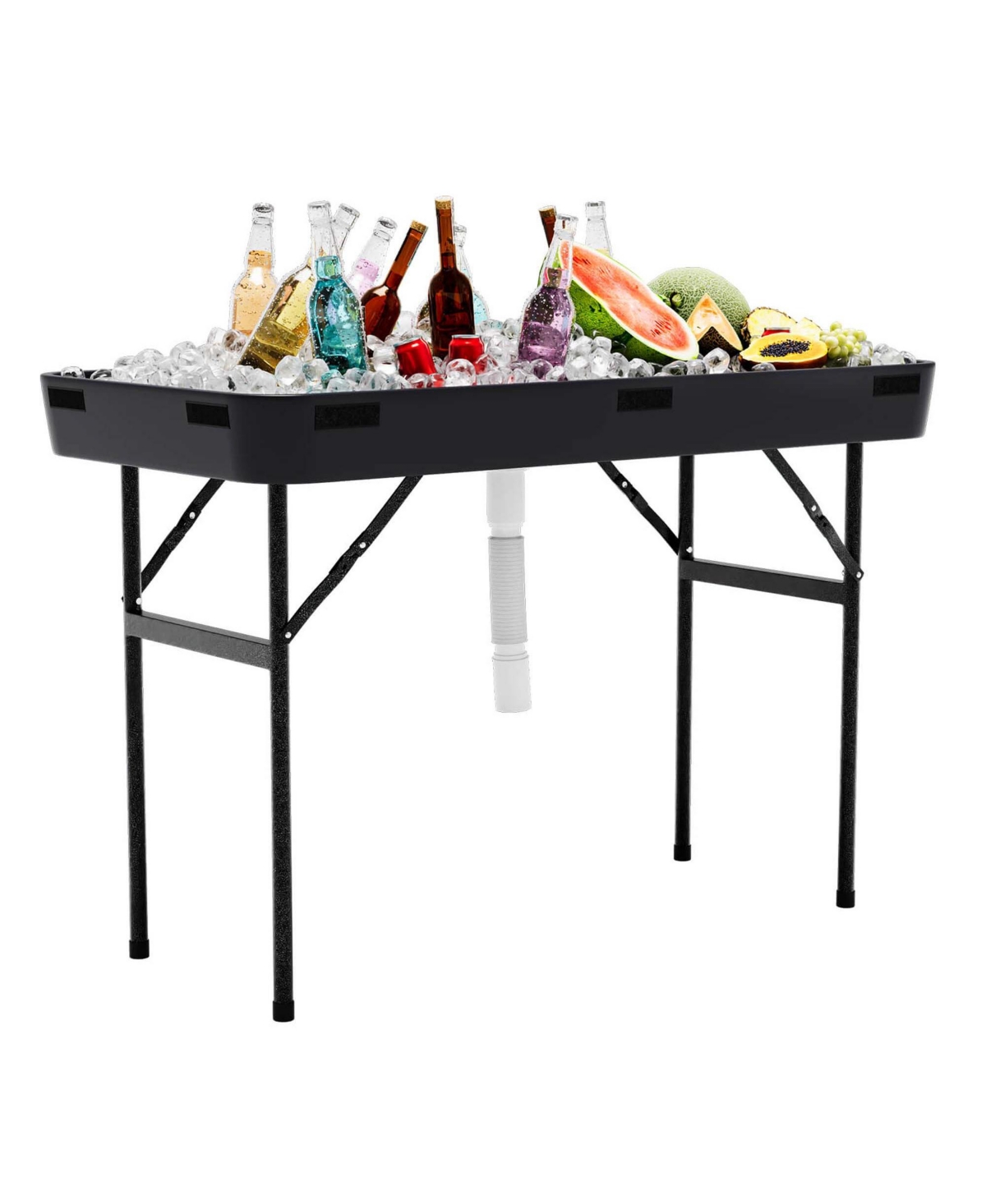 Click here for Costway 4 Foot Party Ice Folding Table Plastic wit... prices