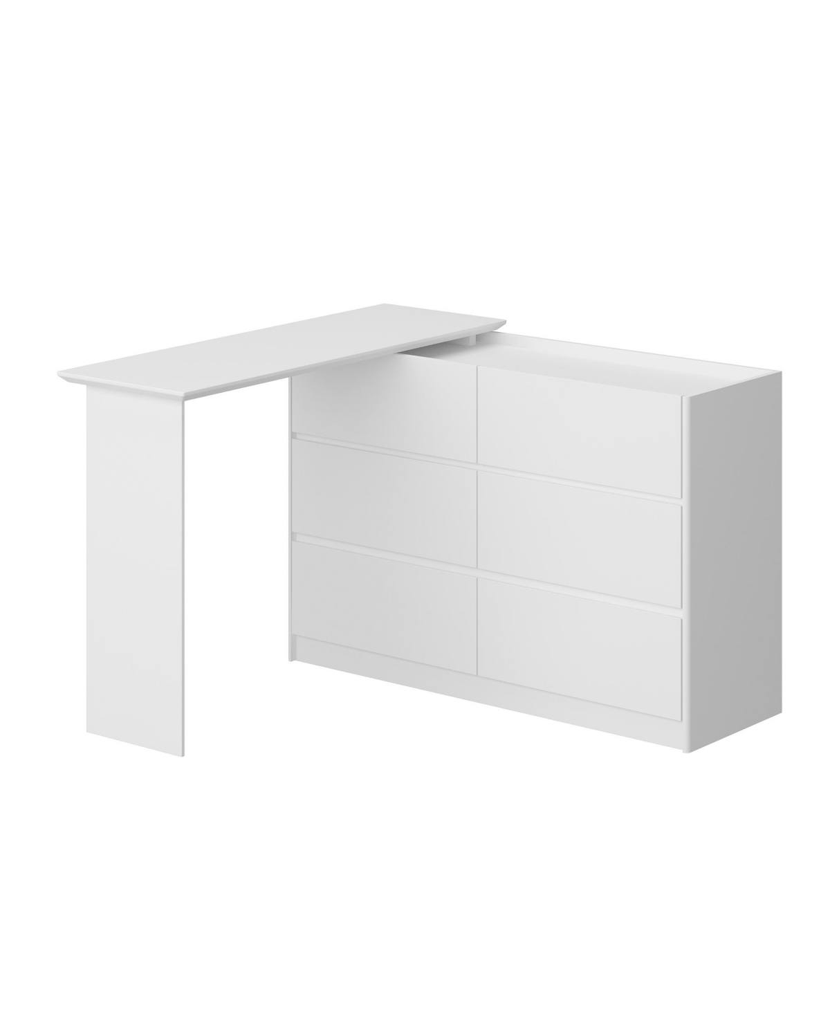 Click here for Famapy White Makeup Vanity Table Wood Dressing Des... prices