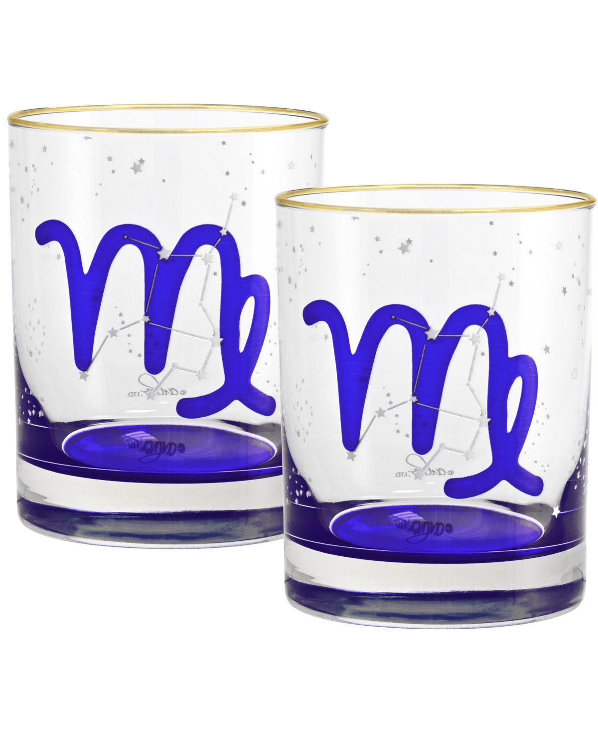 Click here for Culver Virgo Zodiac Double Old-Fashioned Glass  Se... prices