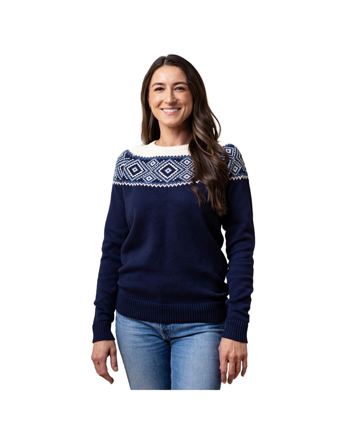 Click here for Hope & Henry Womens Organic Long Sleeve Fair Isle... prices