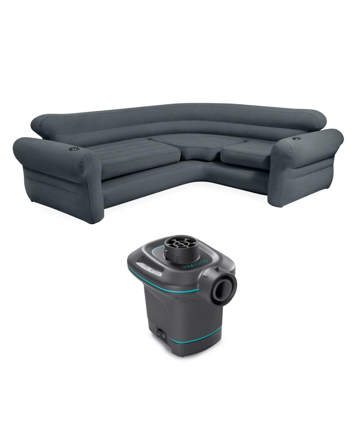 Click here for Intex Inflatable Corner Sectional Sofa with 120V Q... prices