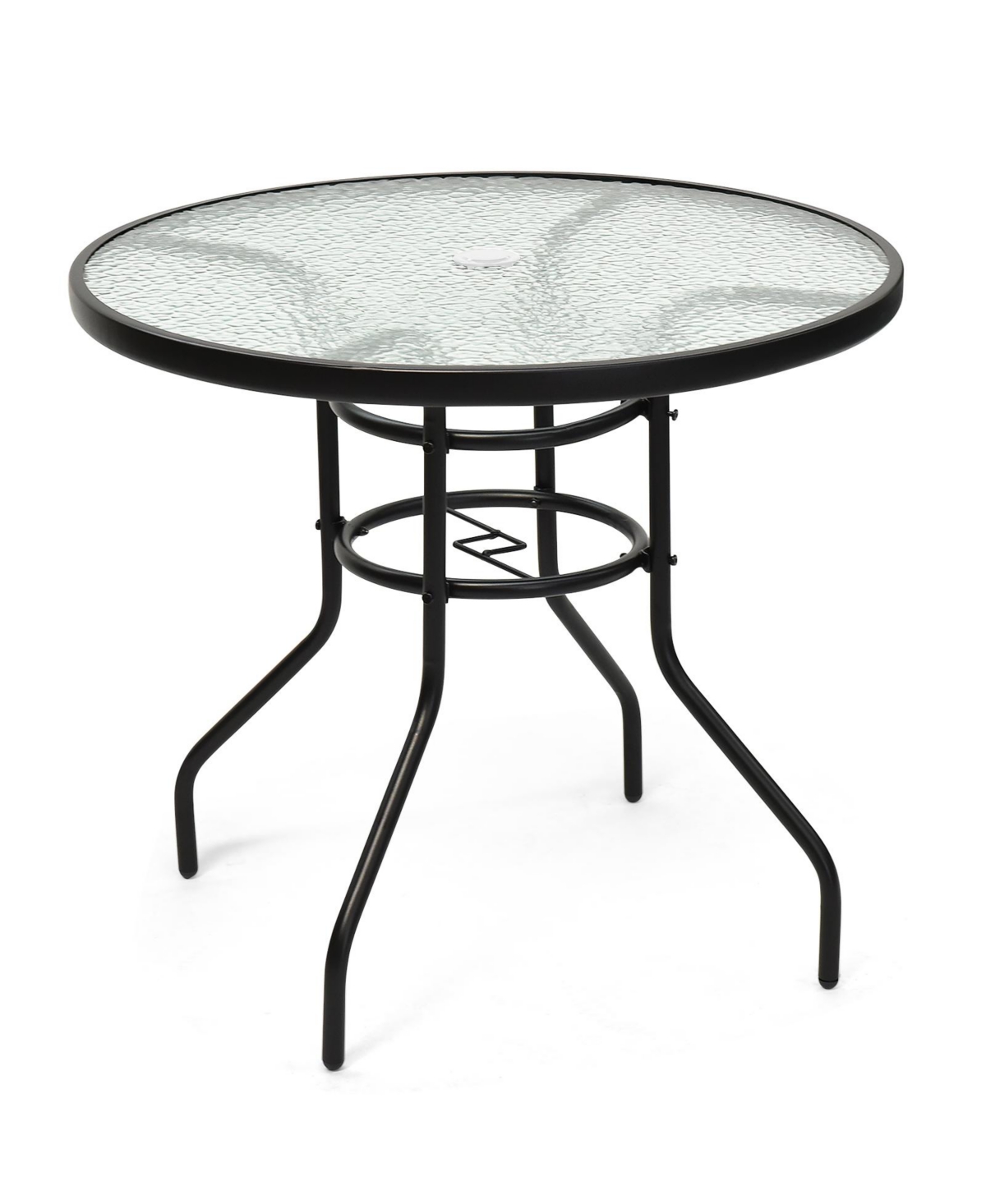 Click here for Sugift 32 Round Outdoor Patio Dining Table with Co... prices