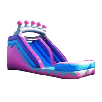 JumpOrange 14 FT Princess Tiara Commercial Grade Water Slide with Pool ...