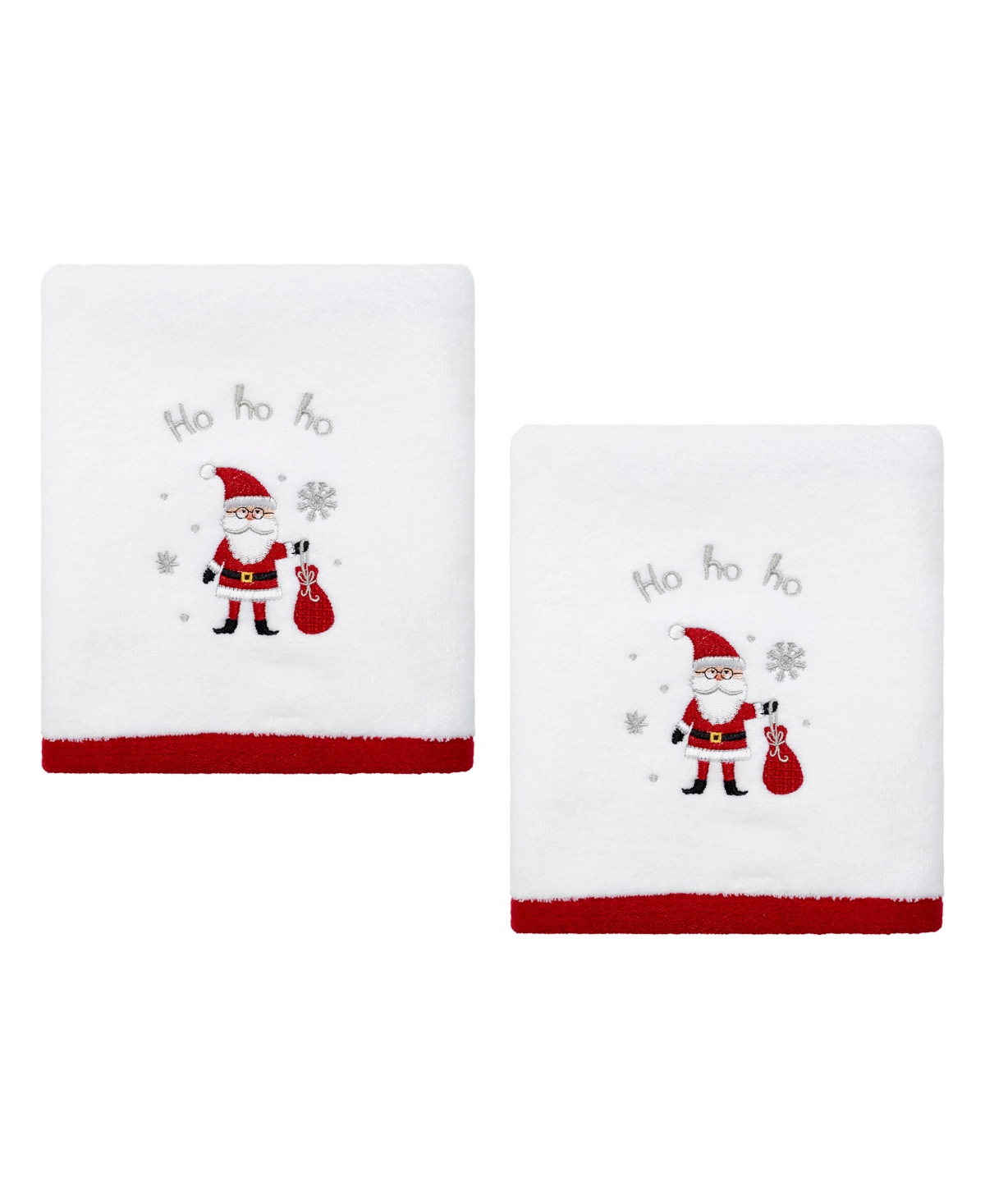 Click here for Avanti Ho Ho Ho Cotton Hand Towel  28 x 16 - White prices
