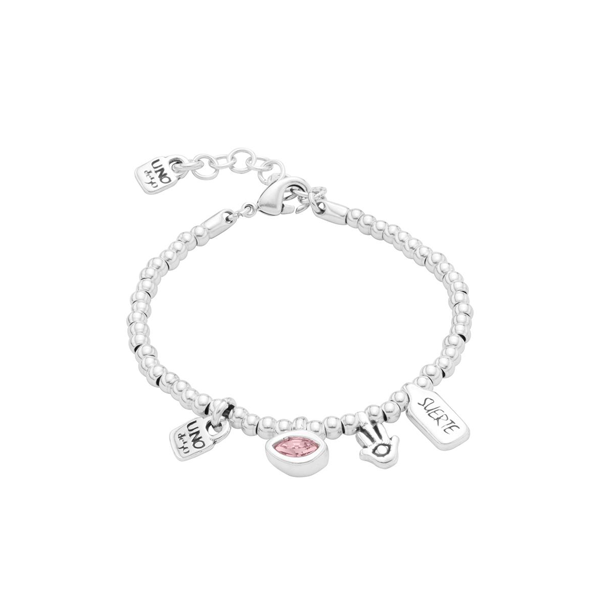 Click here for UNOde50 Sterling Silver Plated Metal Clad Oval Bra... prices