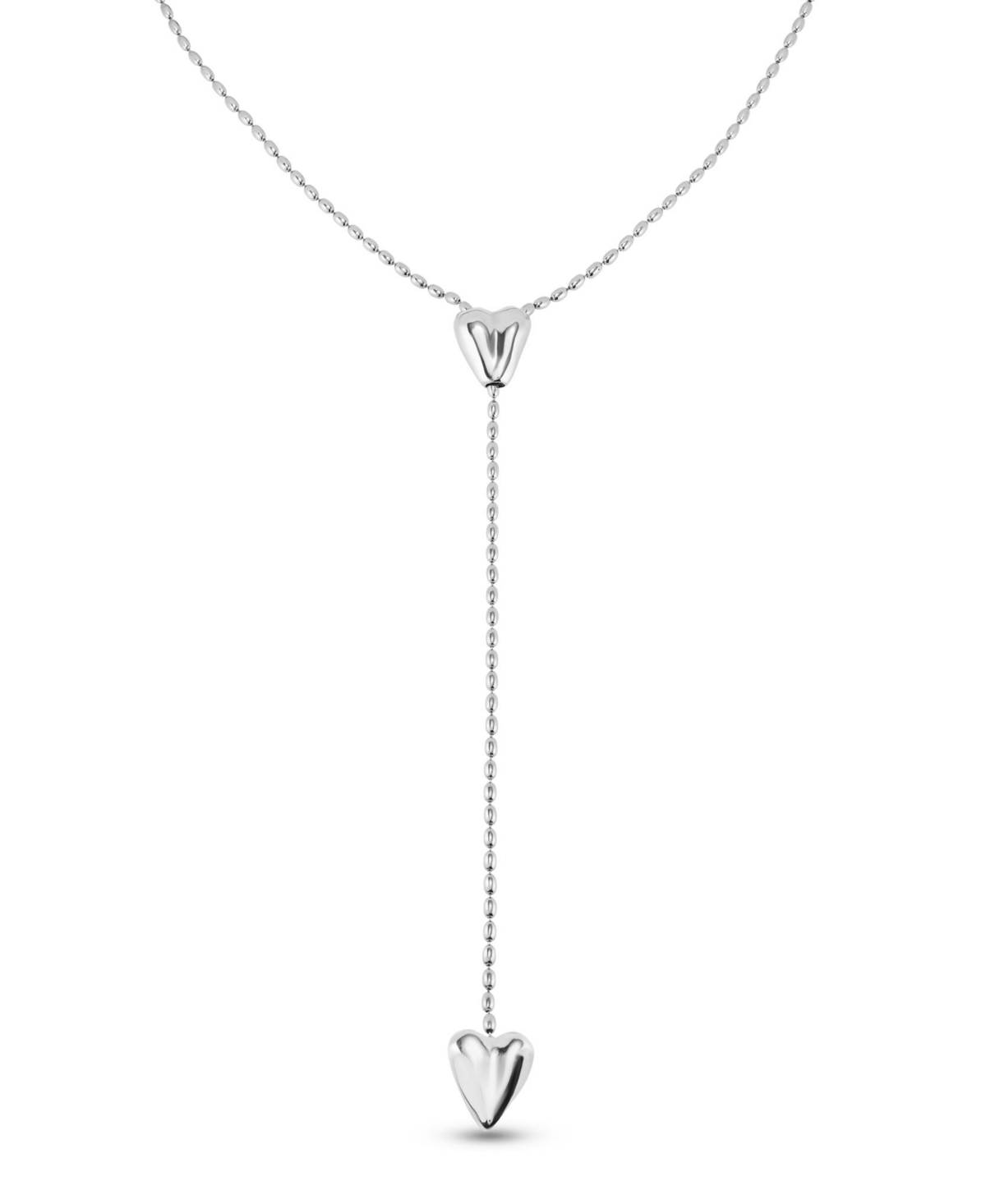 Click here for UNOde50 Two Hearts Metal Alloy Chain - Silver prices