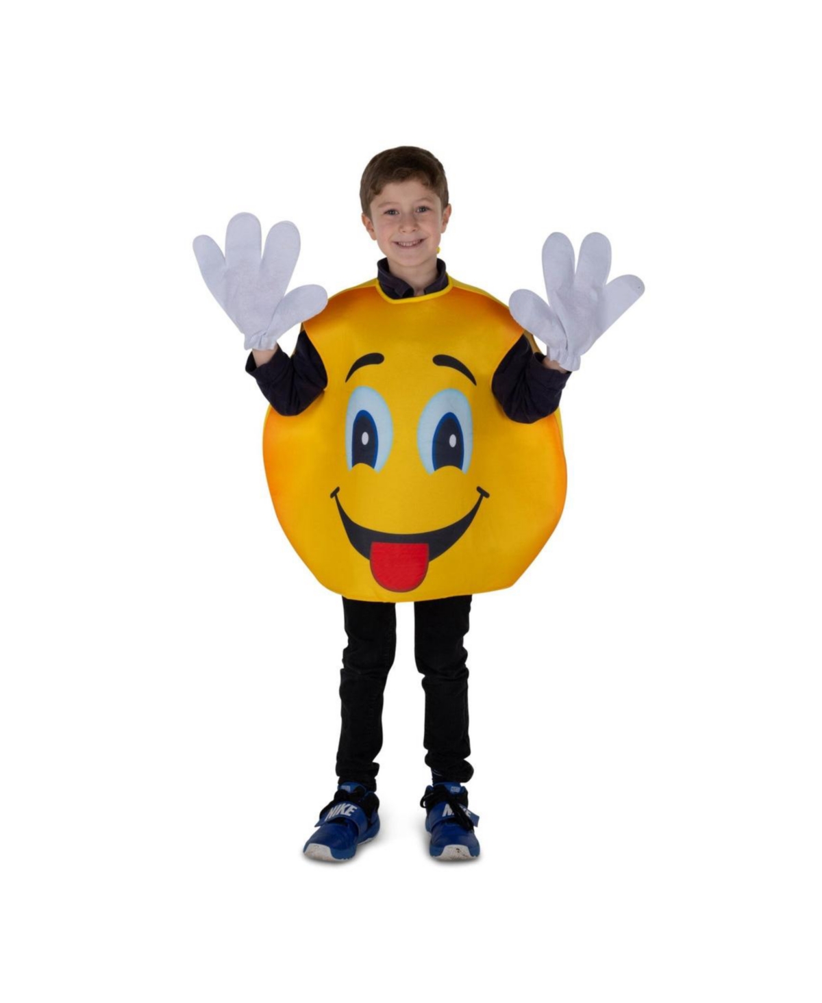 Click here for Dress Up America Kids Emoji Smiley Costume Tunic &... prices