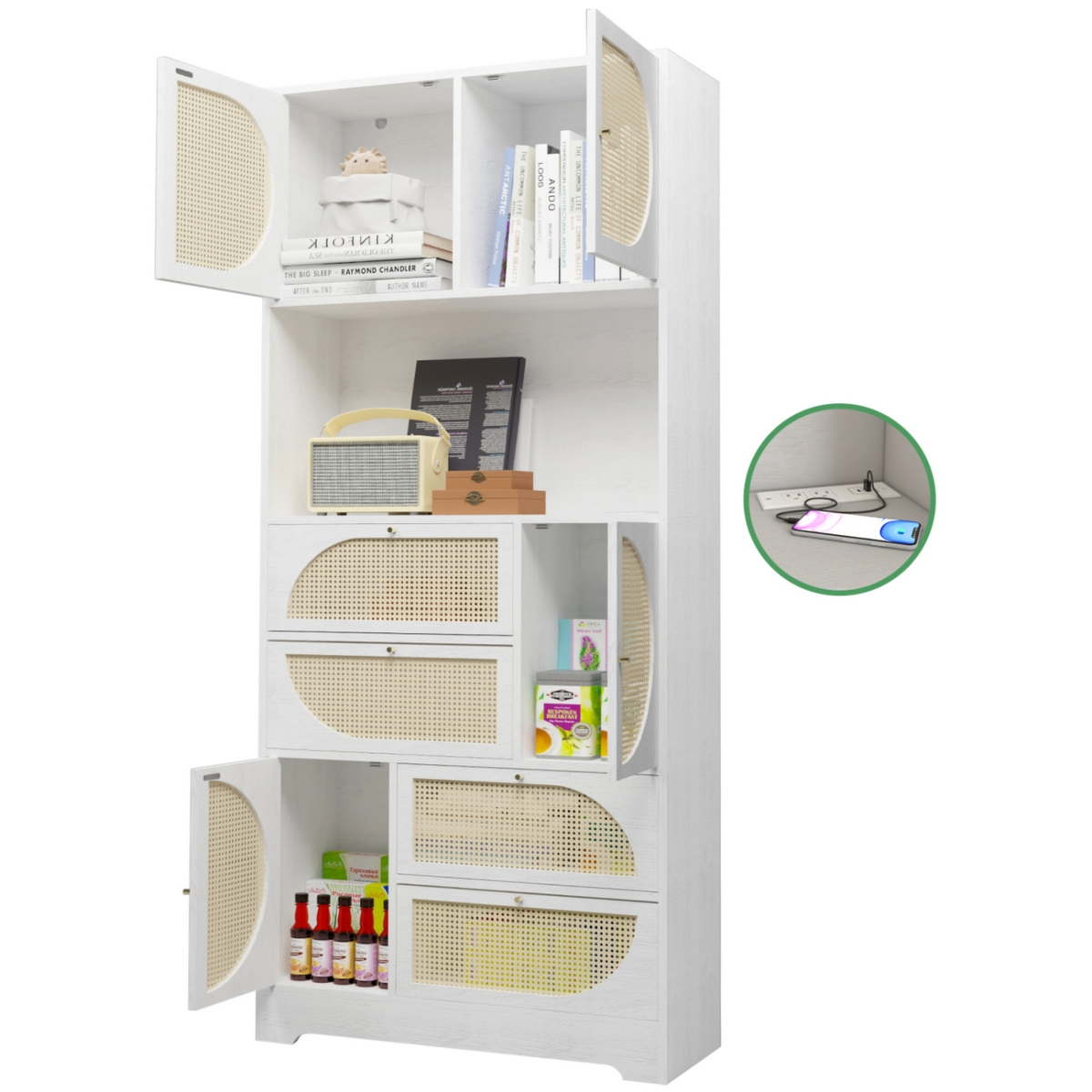 Click here for Streamdale Freestanding Kitchen Pantry Cabinet wit... prices
