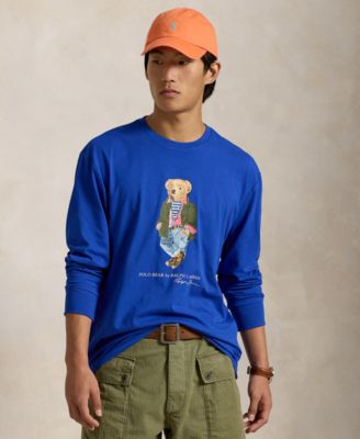 Polo Ralph Lauren Men's Classic-Fit Polo Bear Jersey T-Shirt - Macy's