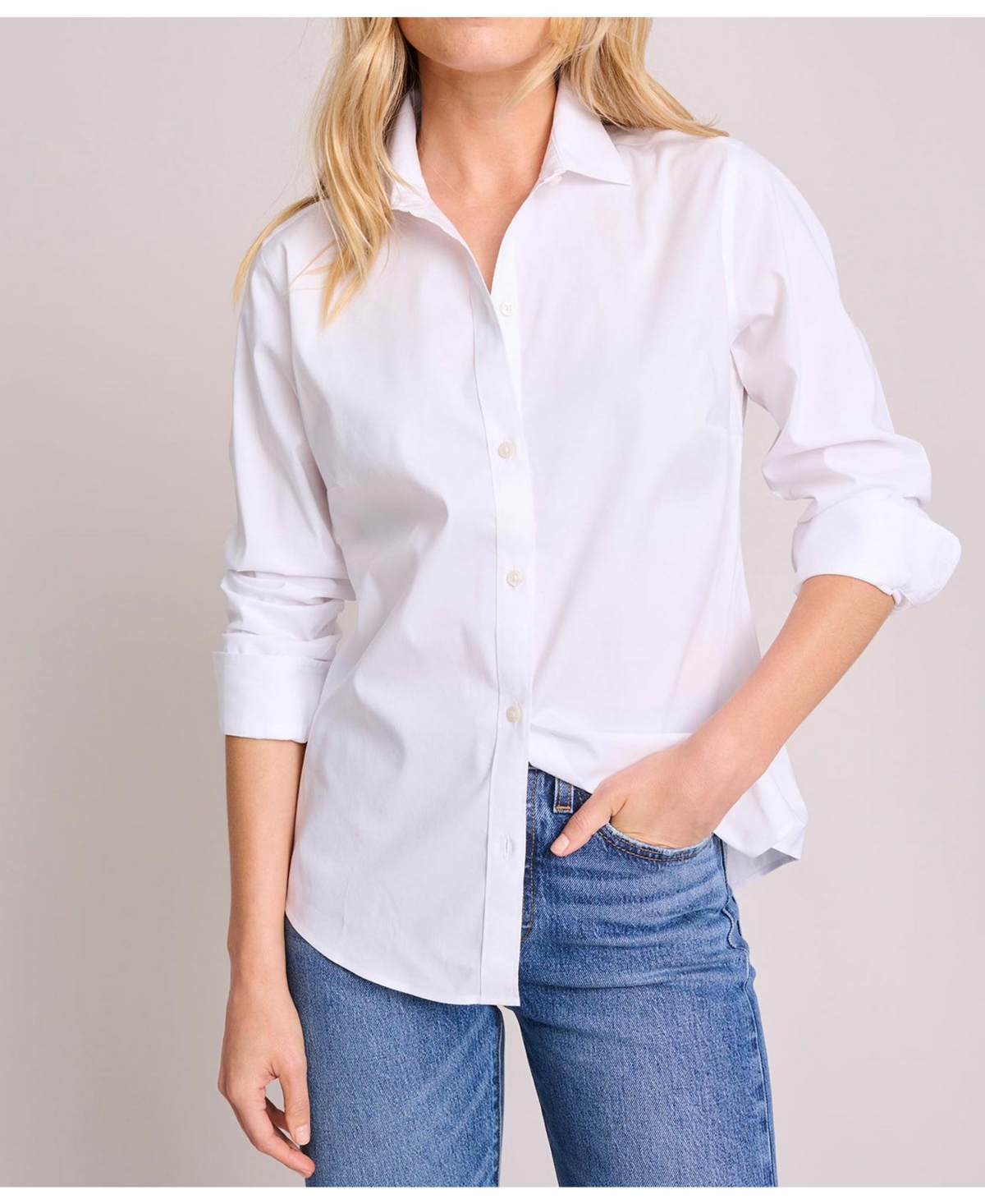 Click here for UNTUCKit Womens Wrinkle-Free Stretch Cotton Bella... prices