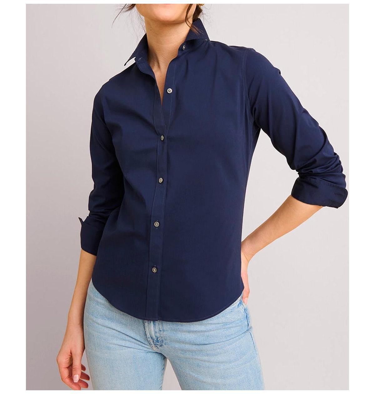 Click here for UNTUCKit Womens Wrinkle-Free Stretch Cotton Bella... prices