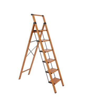 Flynama 5 Step Ladder, 5 Step Stool Folding Step Stool with Handrails ...