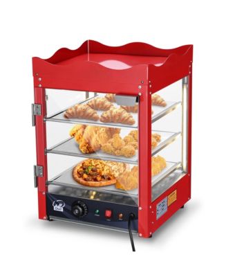 WeChef 3 Tier Commercial Food Warmer Display Case Countertop Pizza Top ...