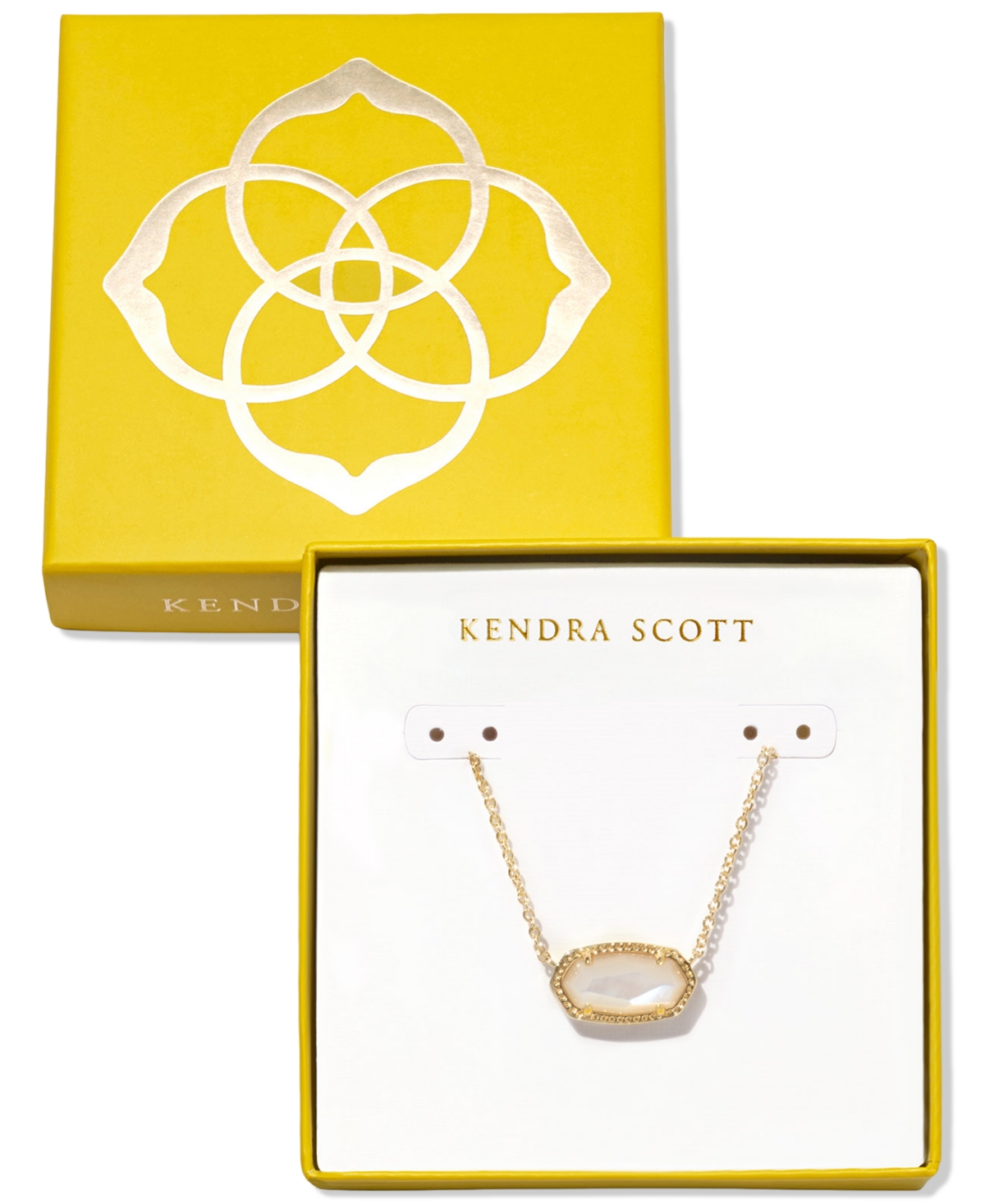 Click here for Kendra Scott Elisa Pendant Necklace - Gold Ivory prices