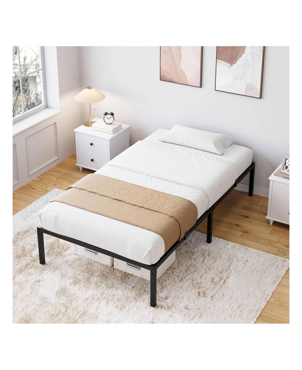 Click here for gaomon 16 Inch Bed Frame  No Box Spring Needed  He... prices