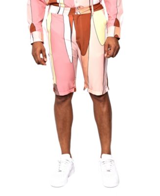 Dai Moda Men's Retro Drip print dress Shorts - Macy's