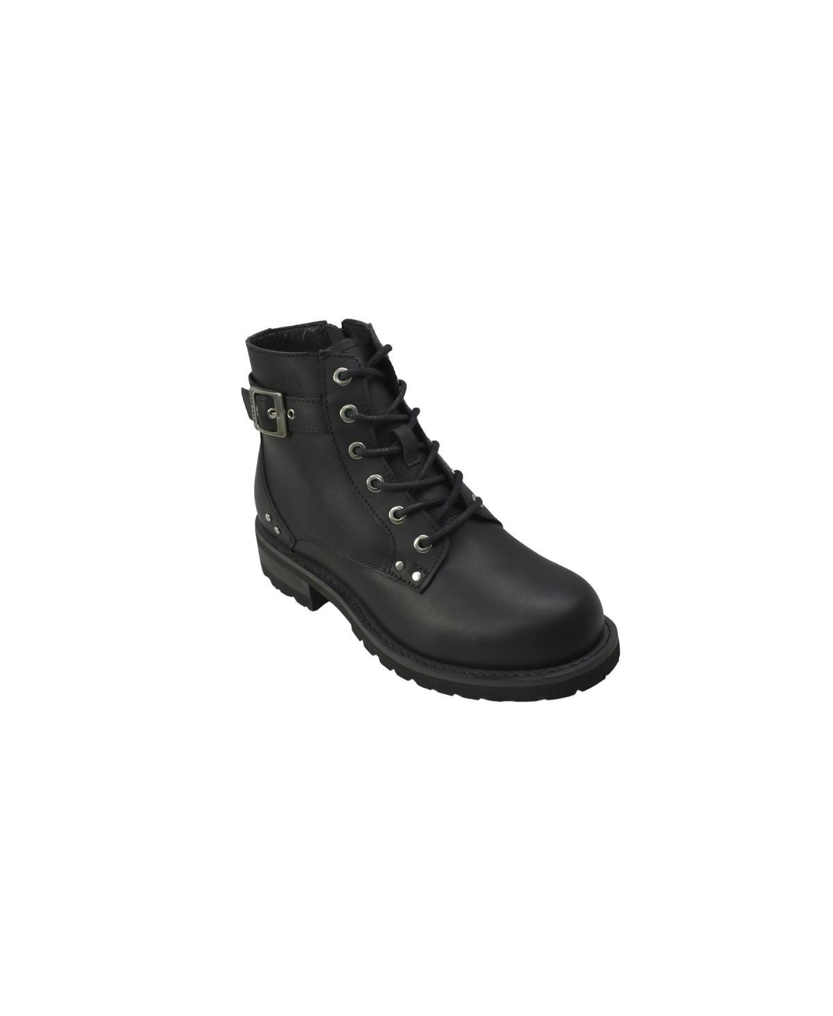 Click here for RideTecs 8647L Womens 7 Biker Boot Black - Black prices