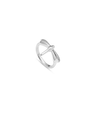 UNOde50 Dragonfly Form Fortune Topaz Metal Alloy Ring - Macy's