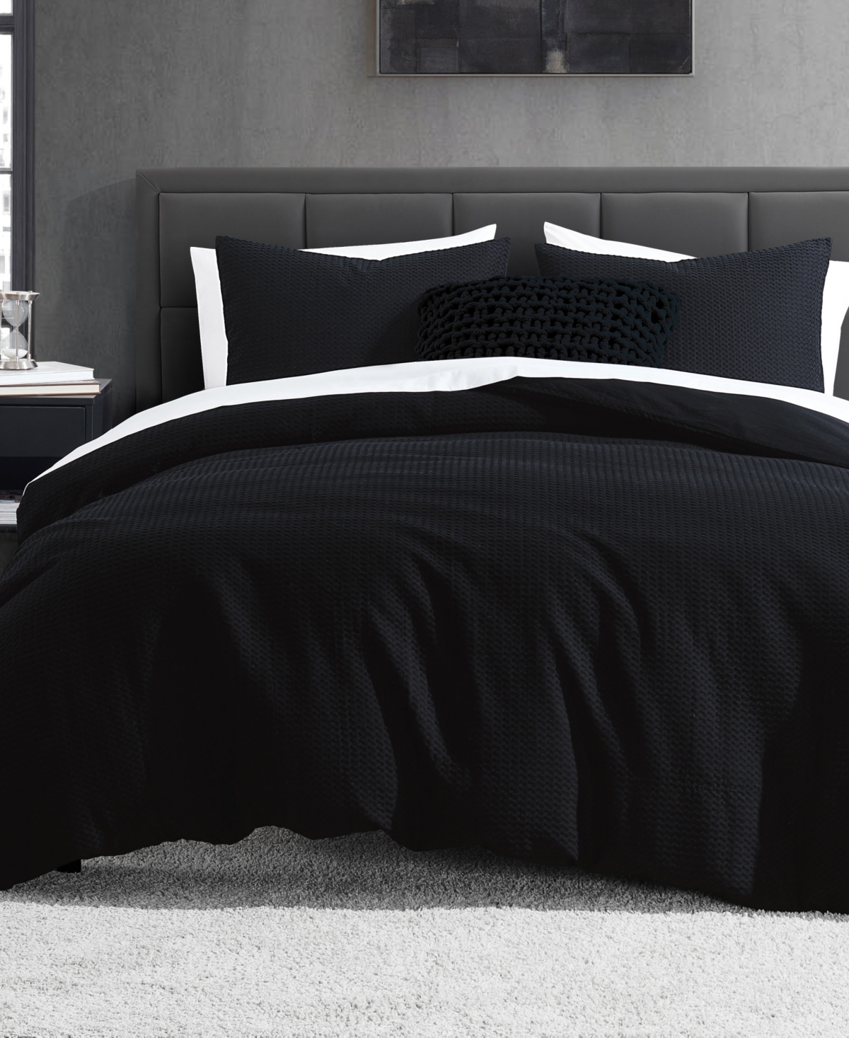 Click here for Dkny Modern Waffle 3 Piece Duvet Cover Set  King -... prices